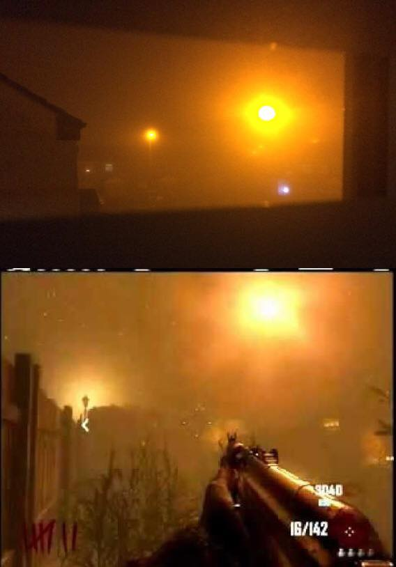 6 years ago today, the view outside my bedroom window looked like ...