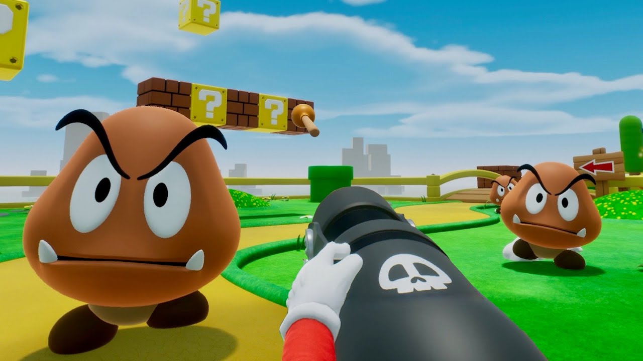 Super Mario First Person Shooter! - The Super 1-1 Challenge: Big Update ...