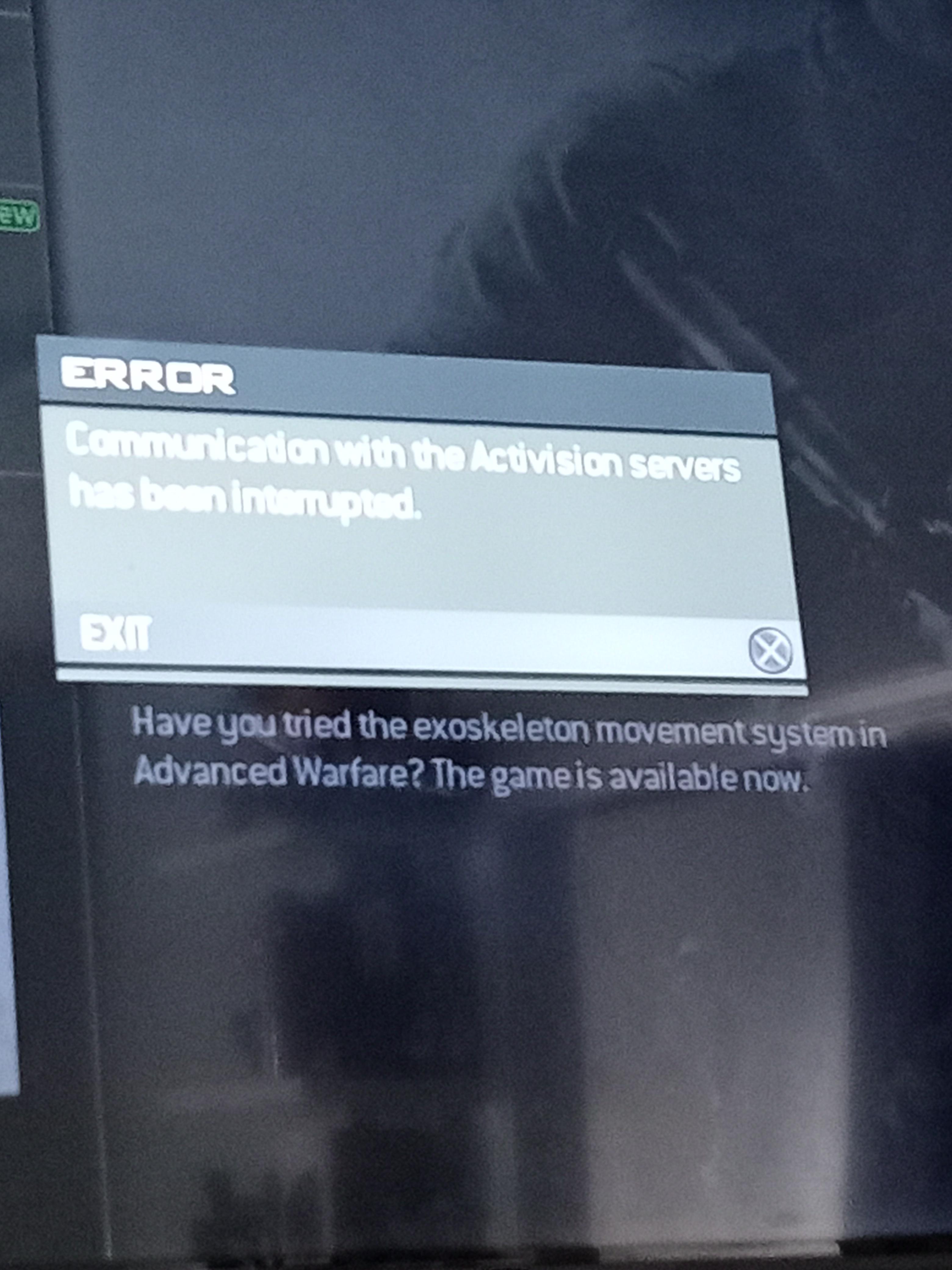 Anyone know how to fix this,I was playing MW3 and this error kept ...