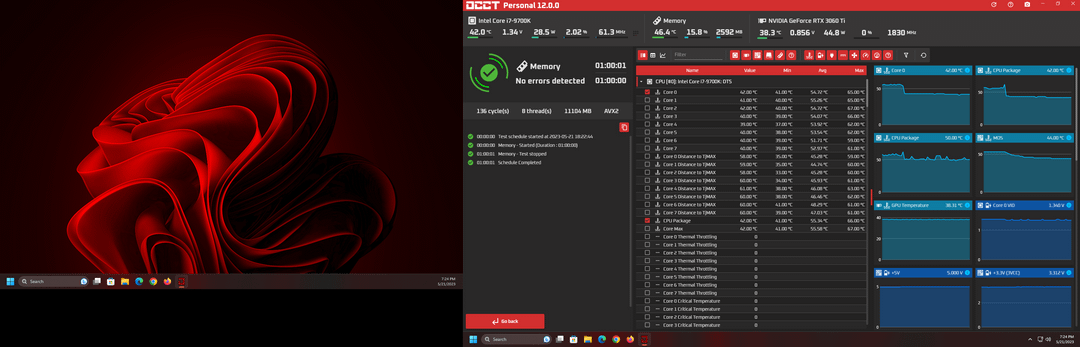 Aida64 cache and memory benchmark Second Run crash my PC after doing ...