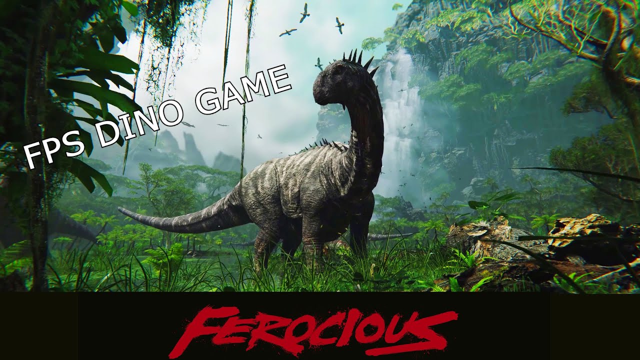 FEROCIOUS - FPS DINO GAME - New Official Gameplay Trailer 4K - PC Games ...