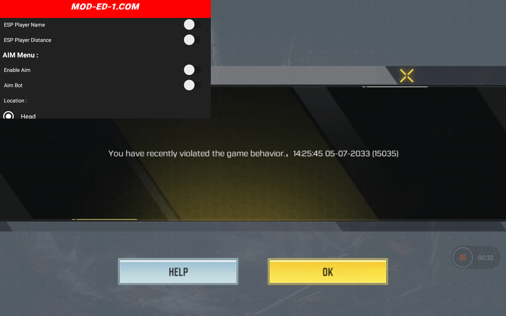 the road to perma-ban finale: using a mod menu. - FPSHUB | FPS GAMES ...