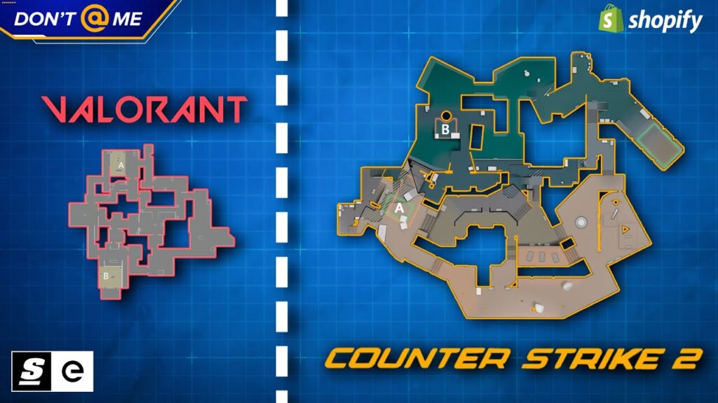 CS2 vs Valorant Map Sizes Explained - FPSHUB | FPS GAMES HUB |FPS ...