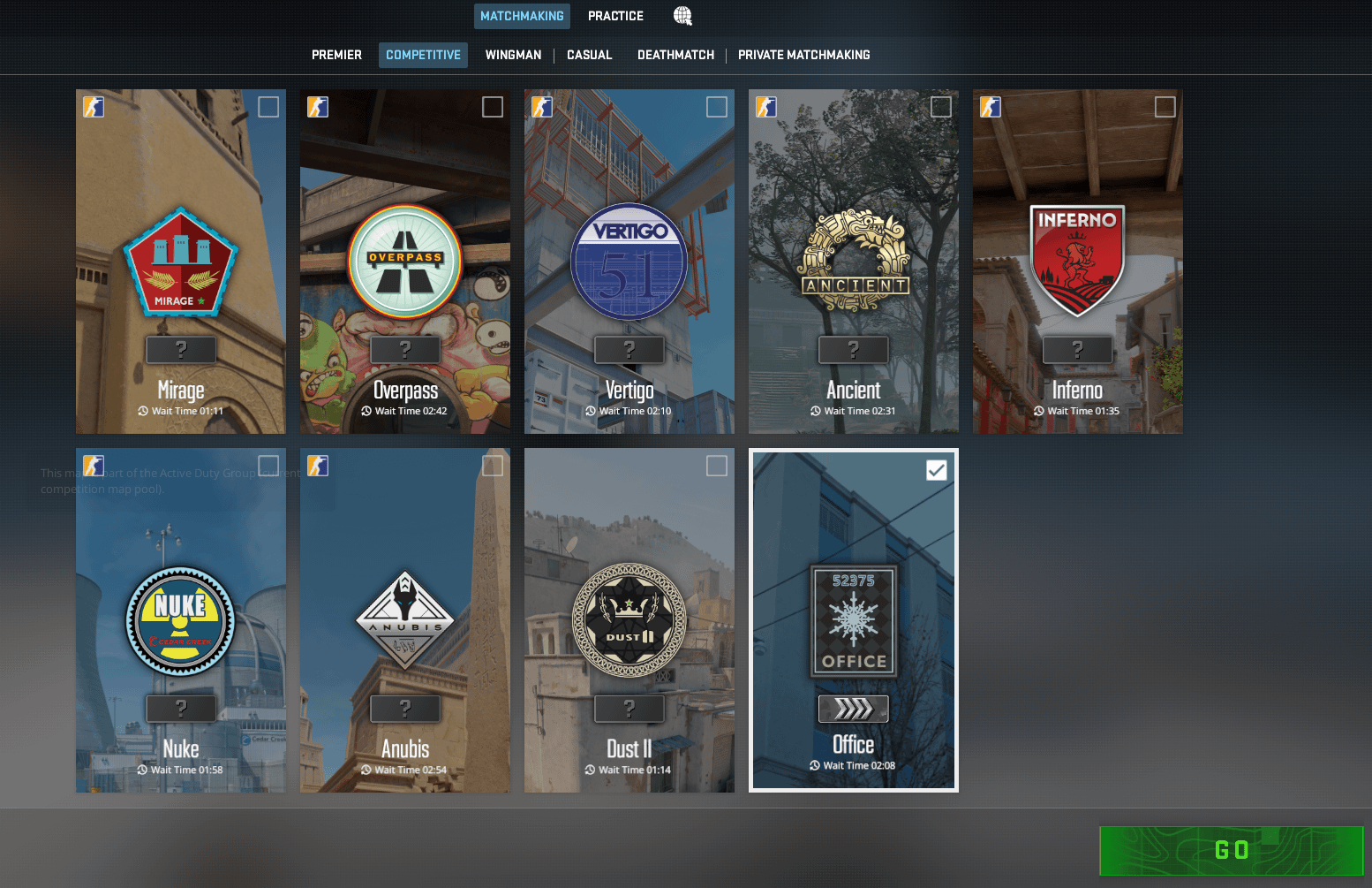 is there any good reason why we can't play competitive cs_italy ...