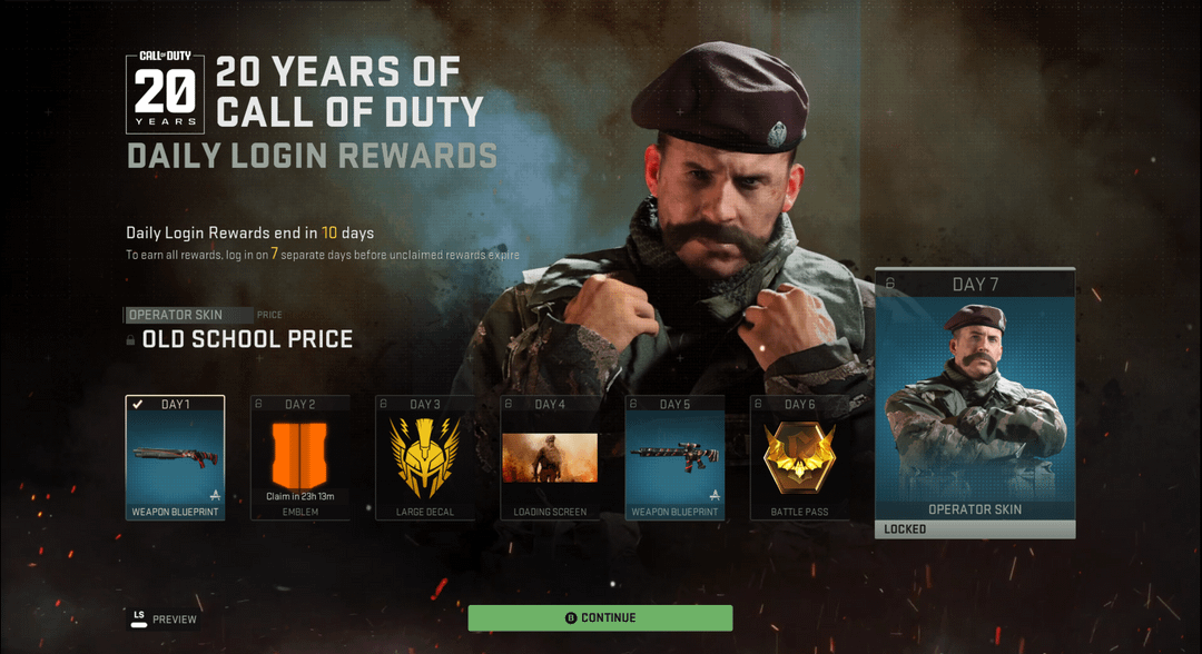 Nearing the end of WZ2 seasons and we're finally getting a free Price ...