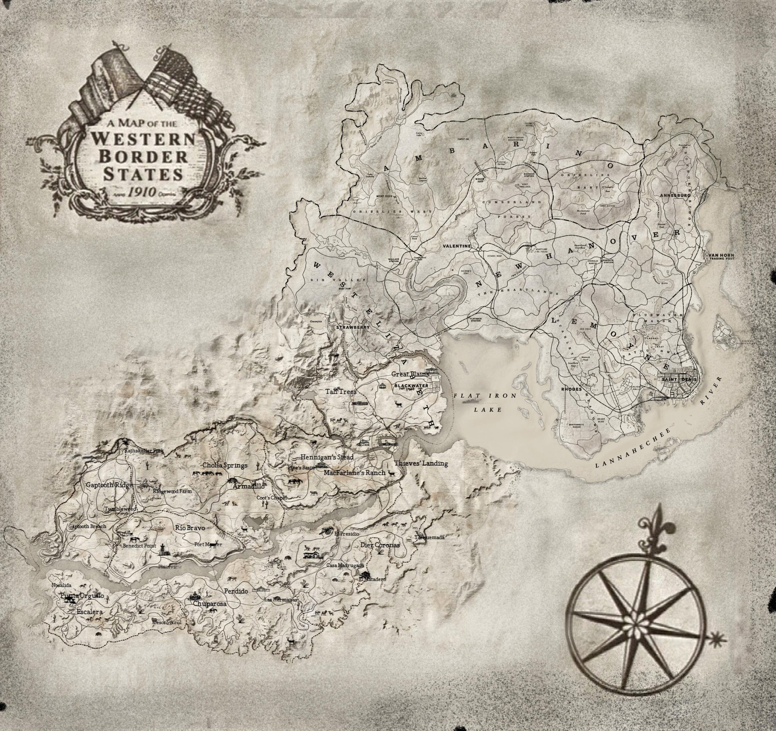 I combined both red dead maps together to make a master map - FPSHUB ...