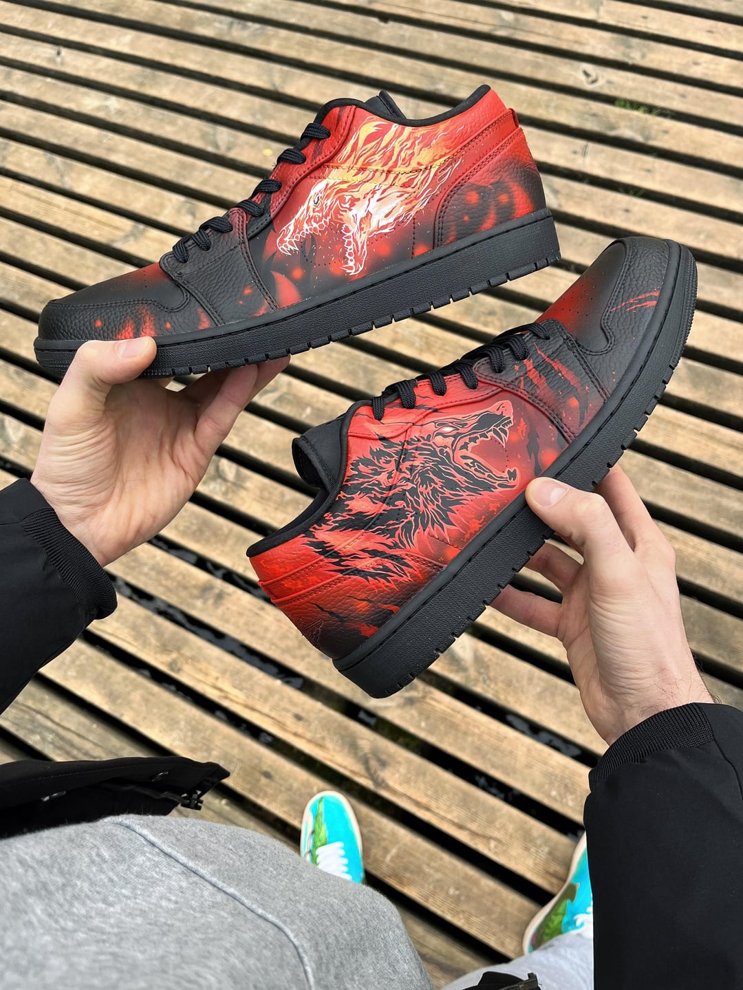 Counter-Strike X Air Jordan: Howl "Custom Painted Shoes" (give me ...