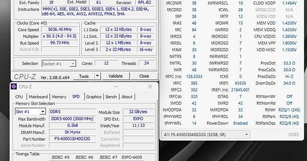 DDR5 Latency vs. Bandwidth Comparison on Zen 4 6000cl28 (uclk=mclk) vs ...