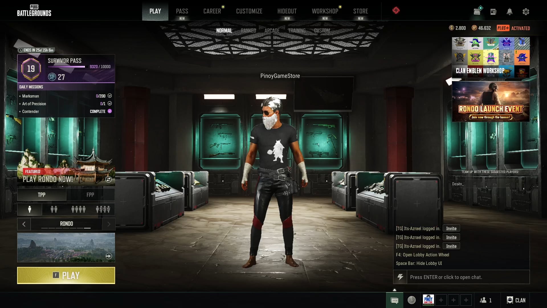 Get the PLAYERUNKNOWN set for FREE! Follow these steps: Log in to PUBG ...