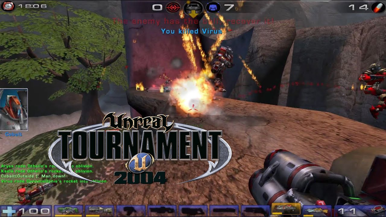 Unreal Tournament 2004! The Best FPS Game of All Time! Bombing Run Gameplay! Canyon and Colossus ...