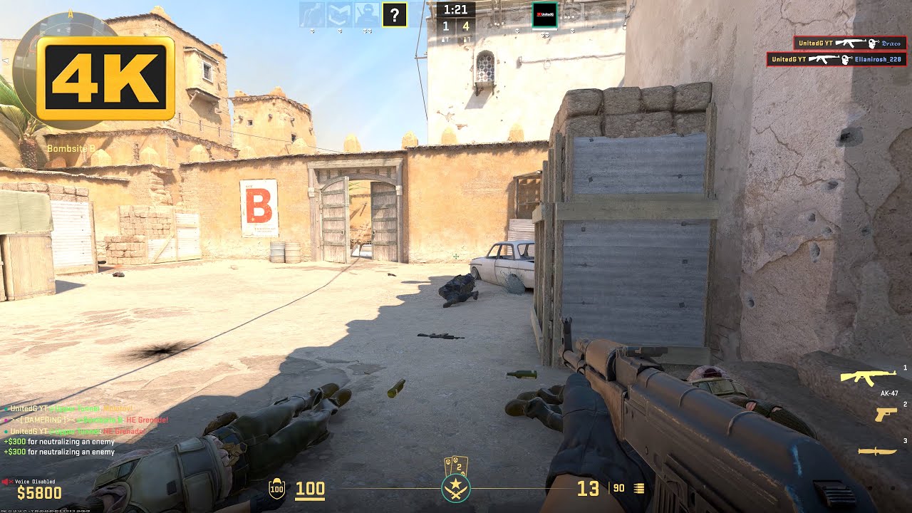 Counter Strike 2 Gameplay 4K (No Commentary) - FPSHUB | FPS GAMES HUB ...