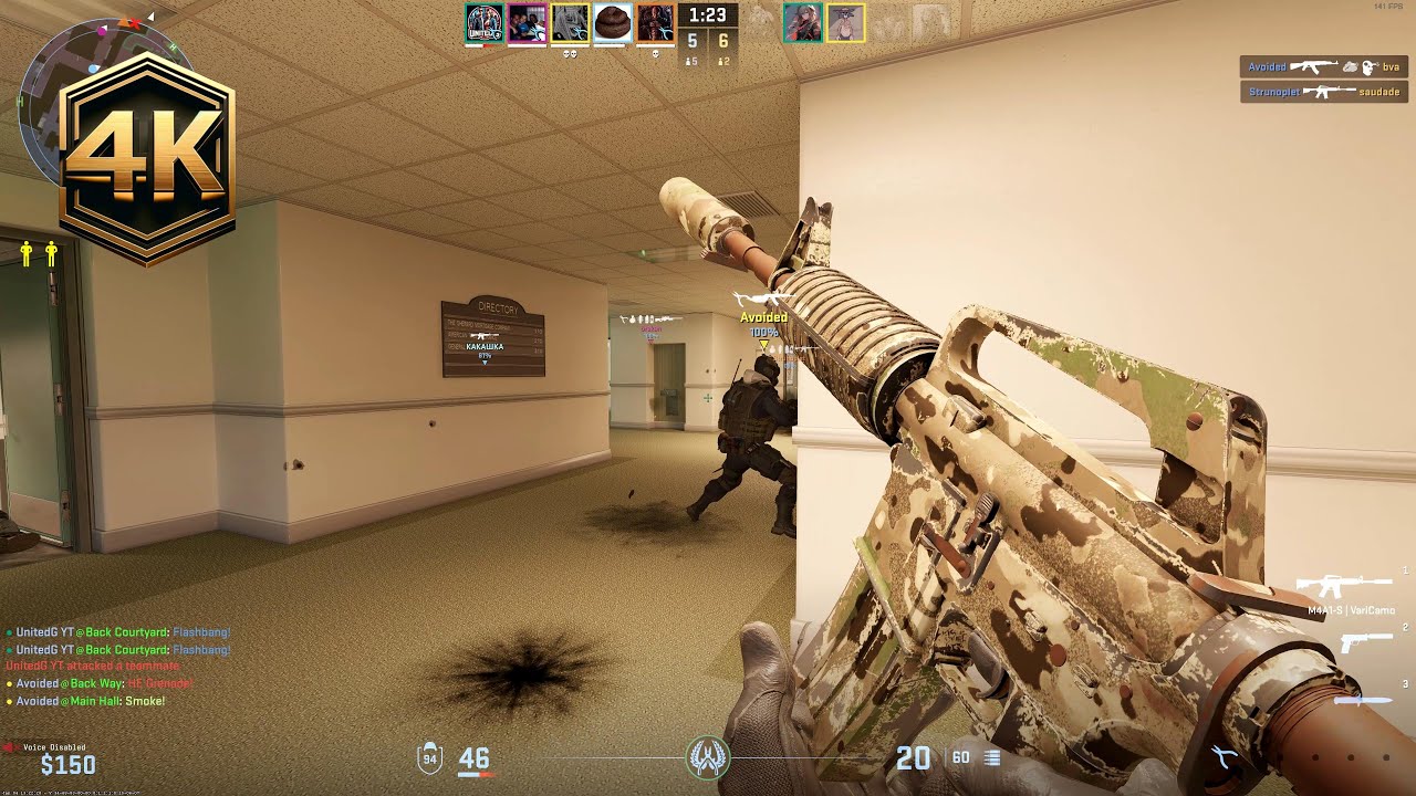 Counter Strike 2 Gameplay 4K (No Commentary) - FPSHUB