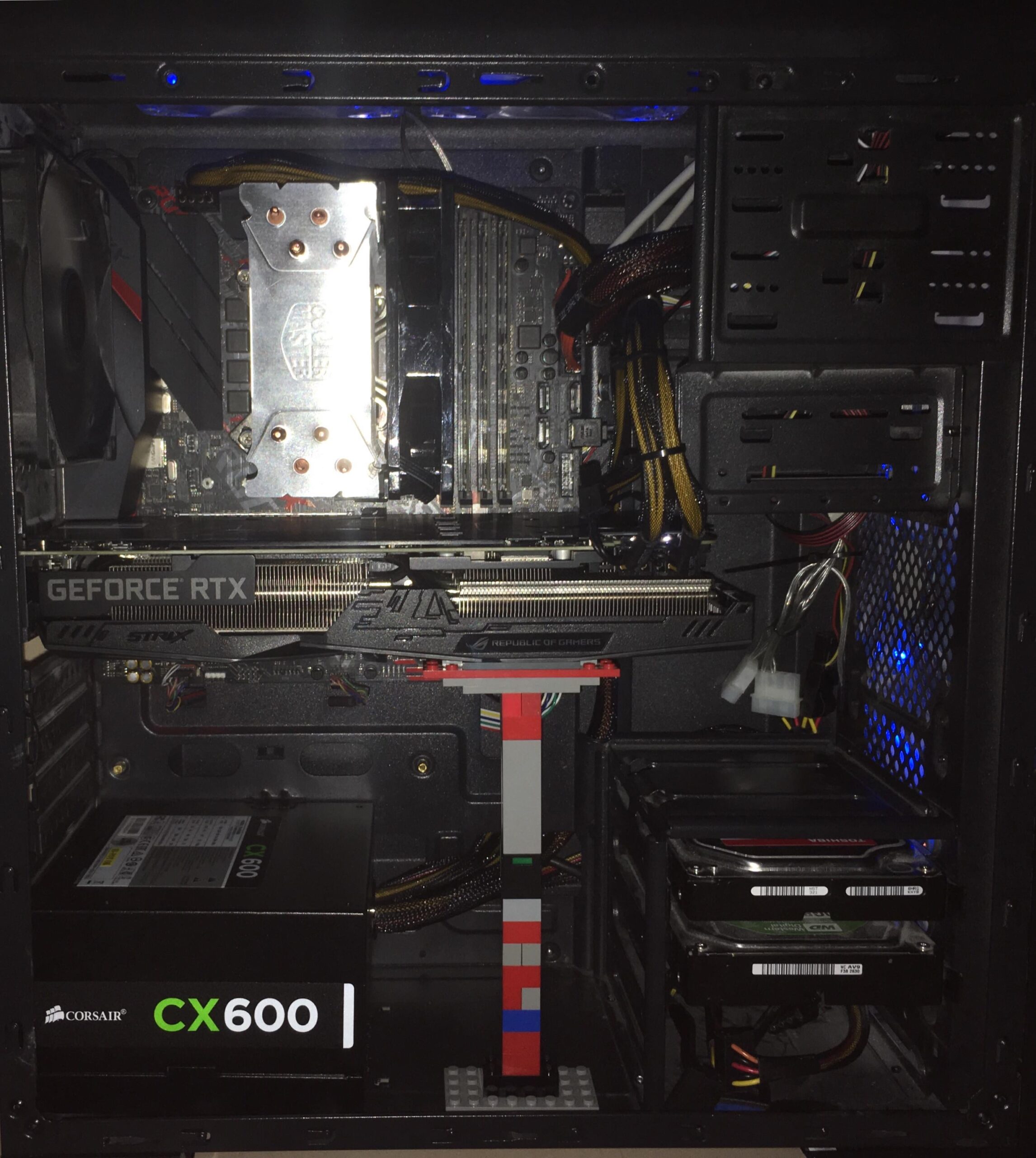 Why buy a gpu support bracket when you have Lego? - FPSHUB | FPS GAMES ...