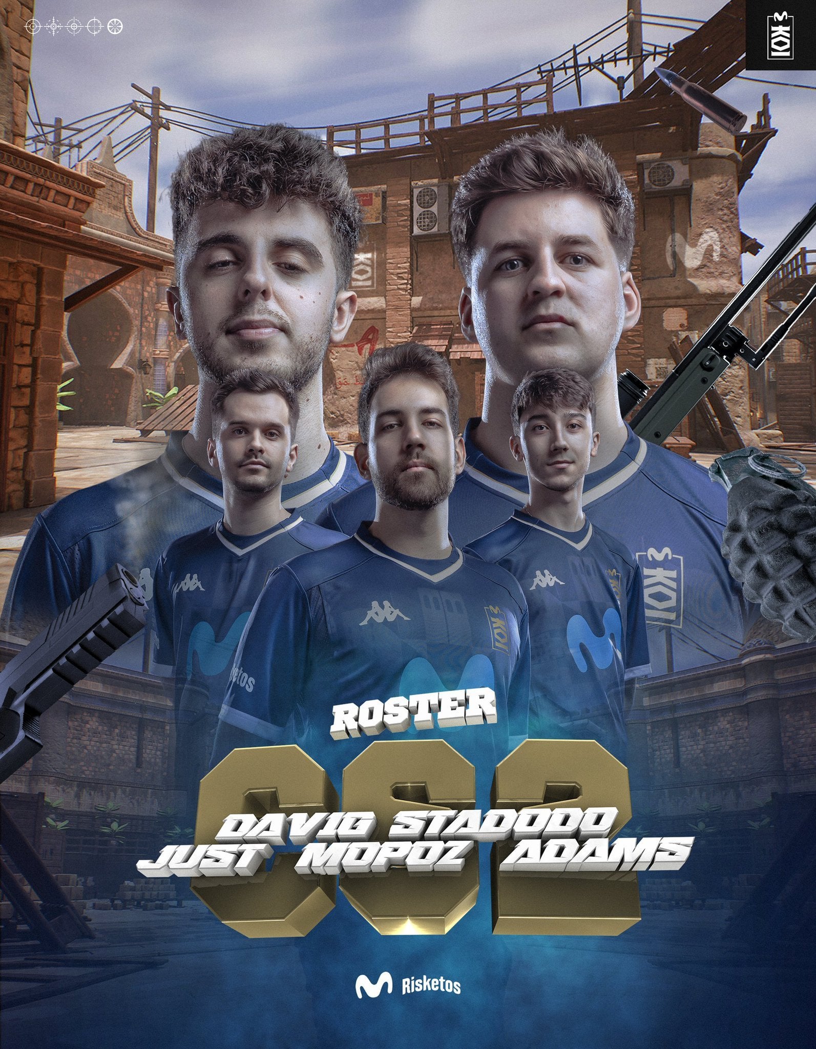Movistar KOI announce their lineup for CS2 - FPSHUB | FPS GAMES HUB ...