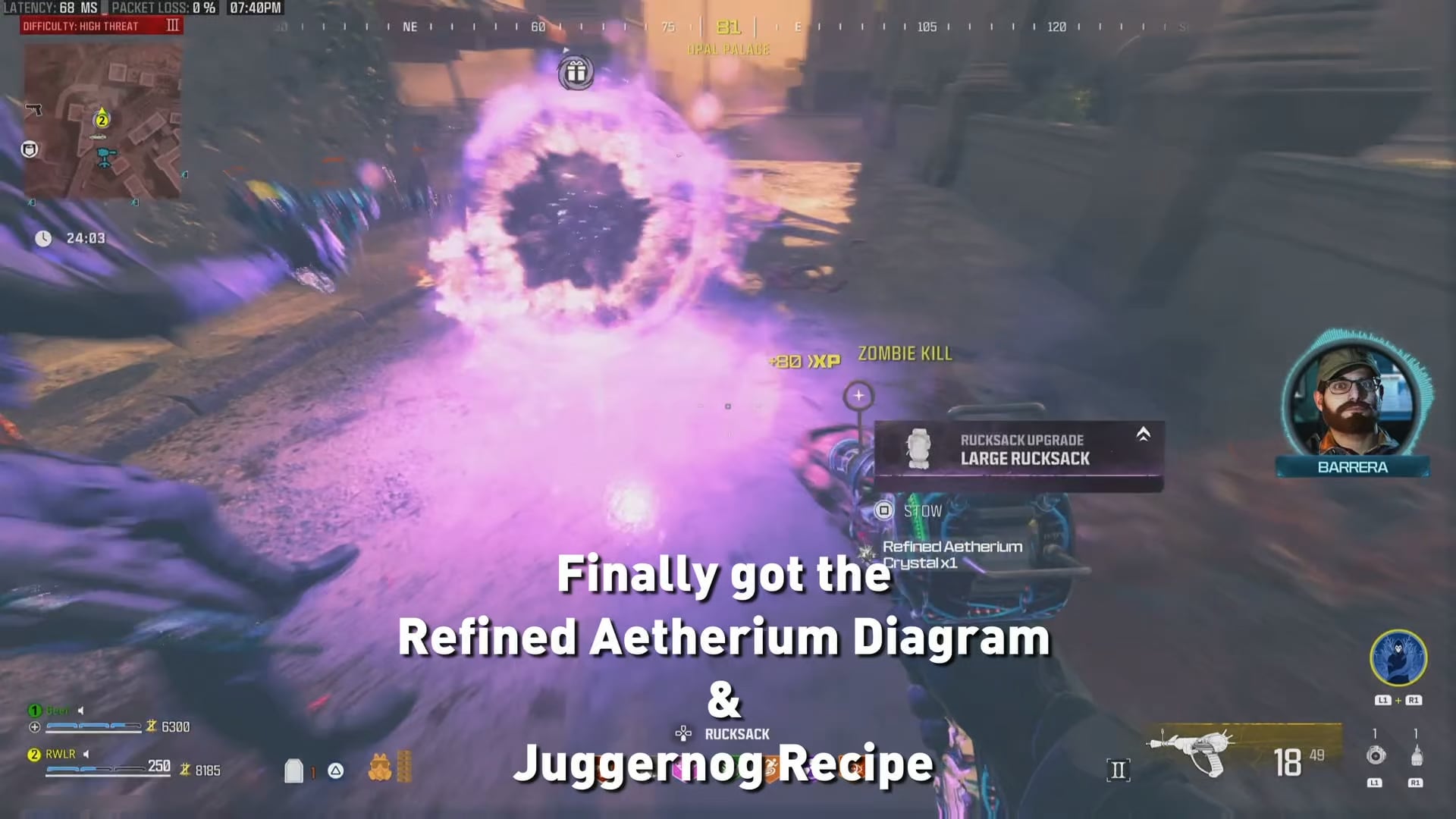 Finally got the Refined Aetherium Schematic and the game tried to take it away from me. Fell ...