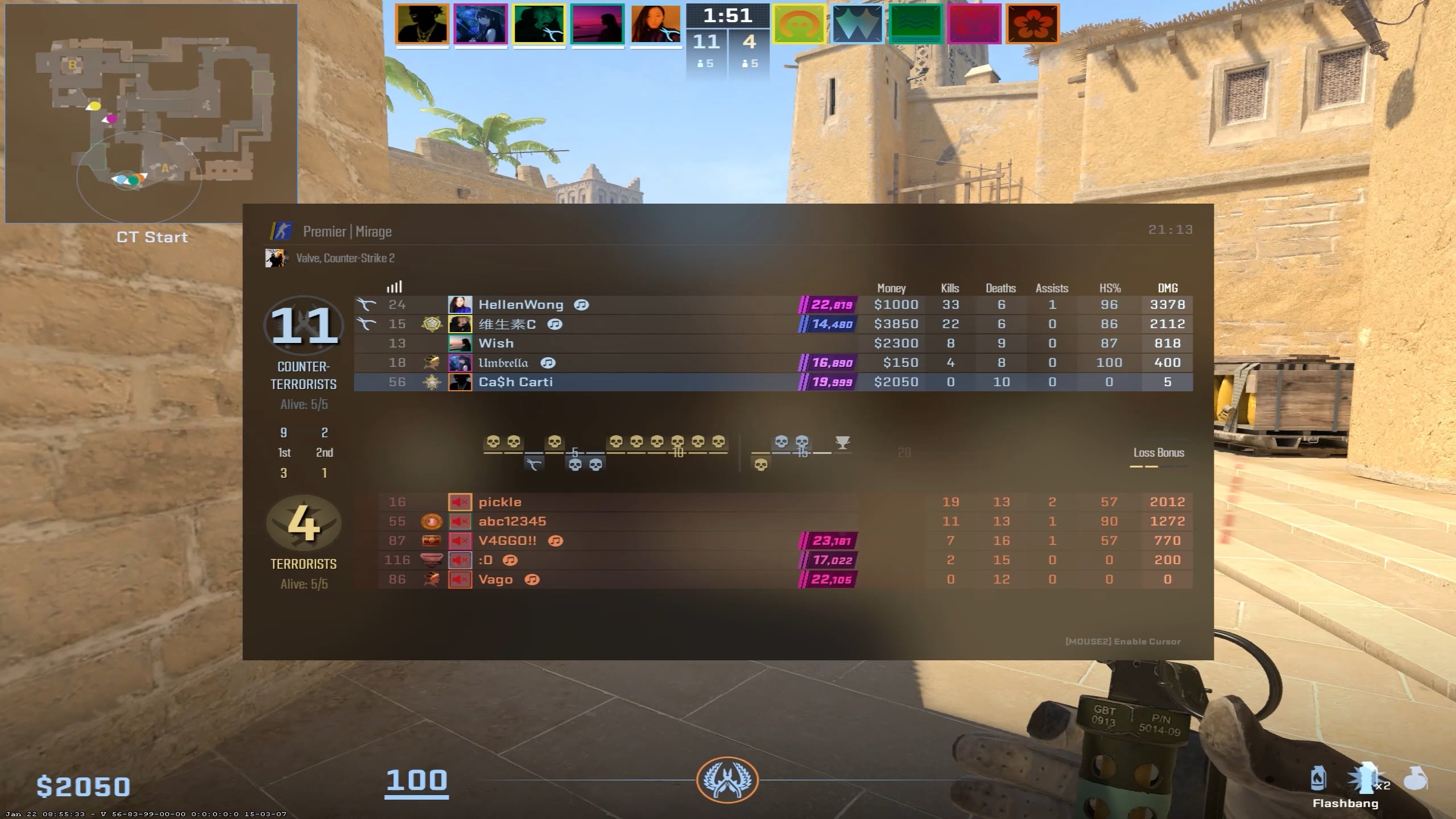 Lobby with 8 people spinning in 20K elo. How long do we have to endure this Valve? I tried to ...