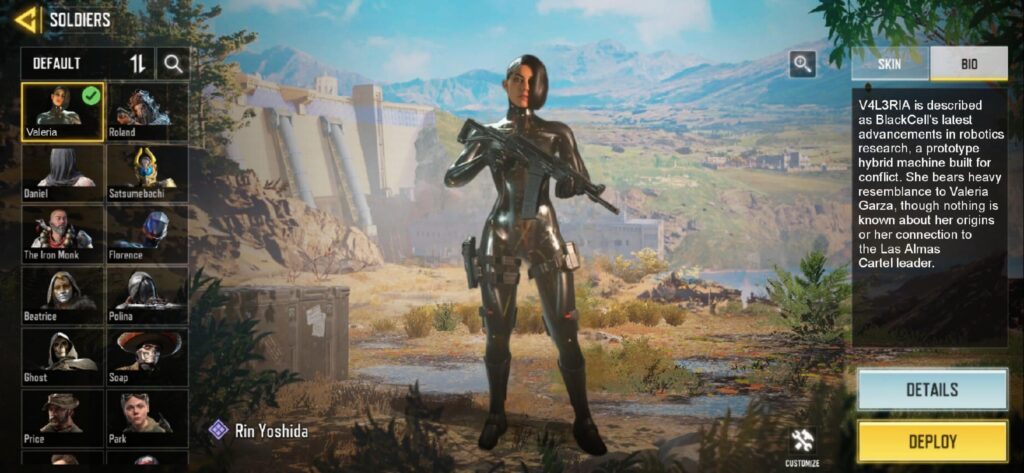 I would love to see this Valeria skin from MWII in CODM. What ...