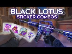 M4A1-S Black Lotus: BEST Sticker Combos in CS2 | Black Lotus Crafts ...