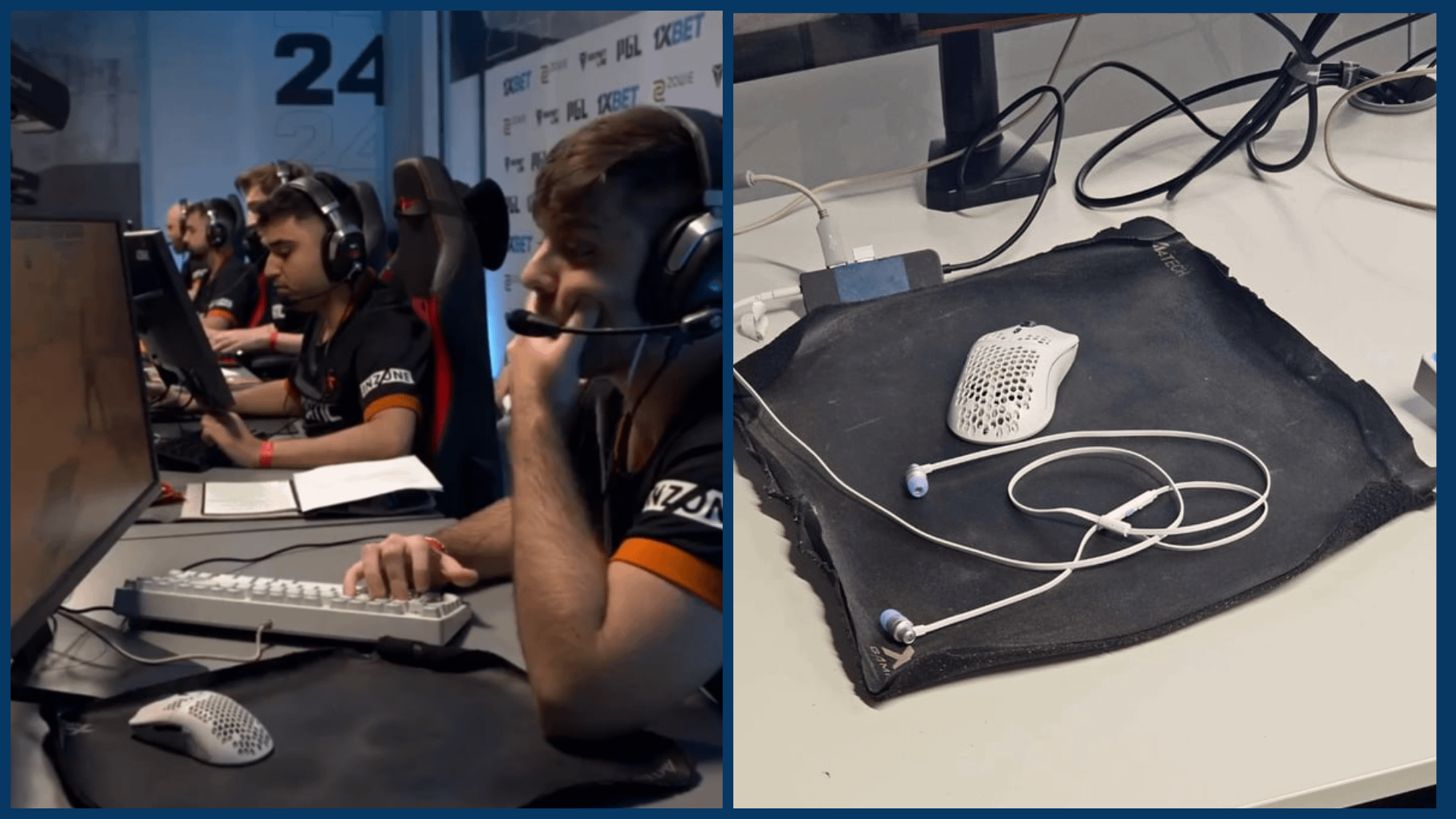 Does anyone know the backstory of matys mouse pad from Fnatic? Why ...