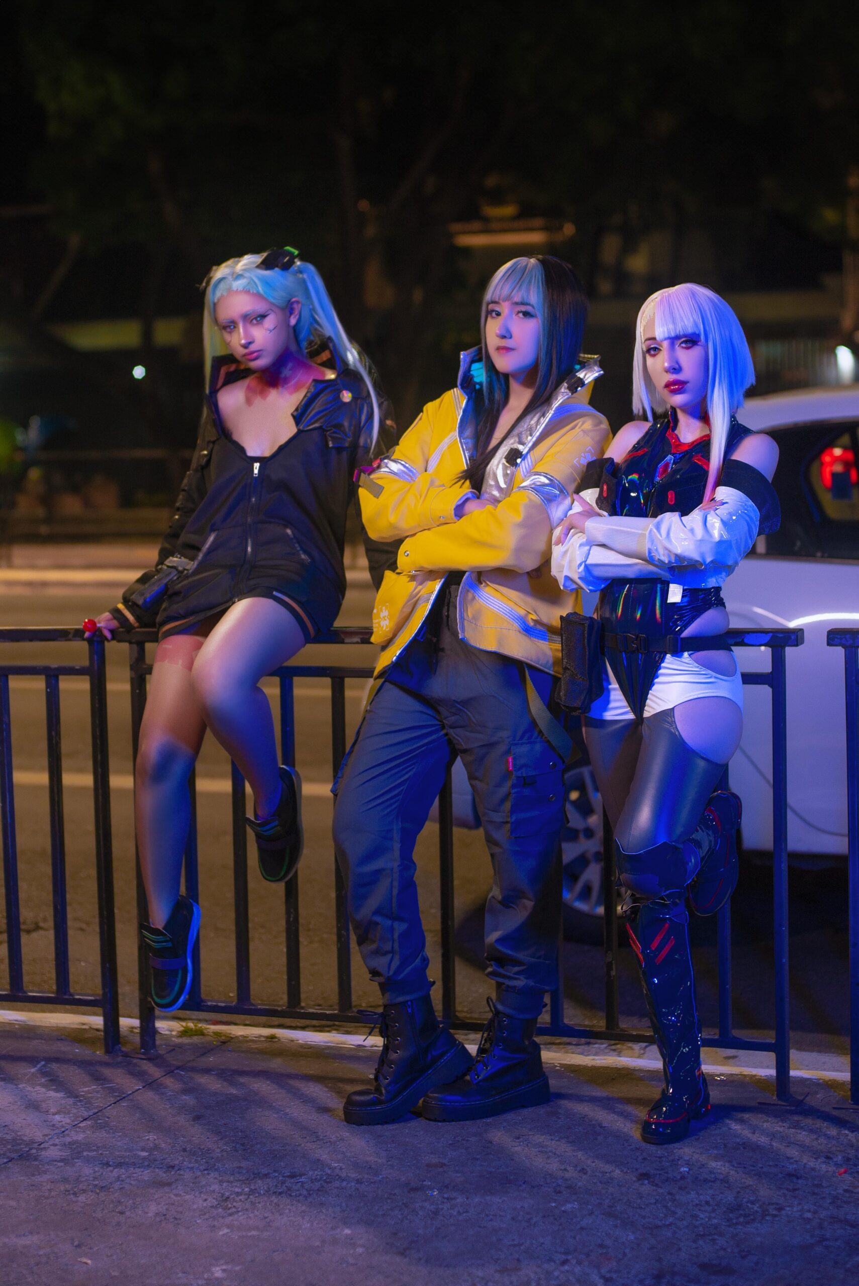 Cyberpunk cosplay 🌃 David(@tsu.cosplays),Rebecca (@gabsshin),Lucy ...