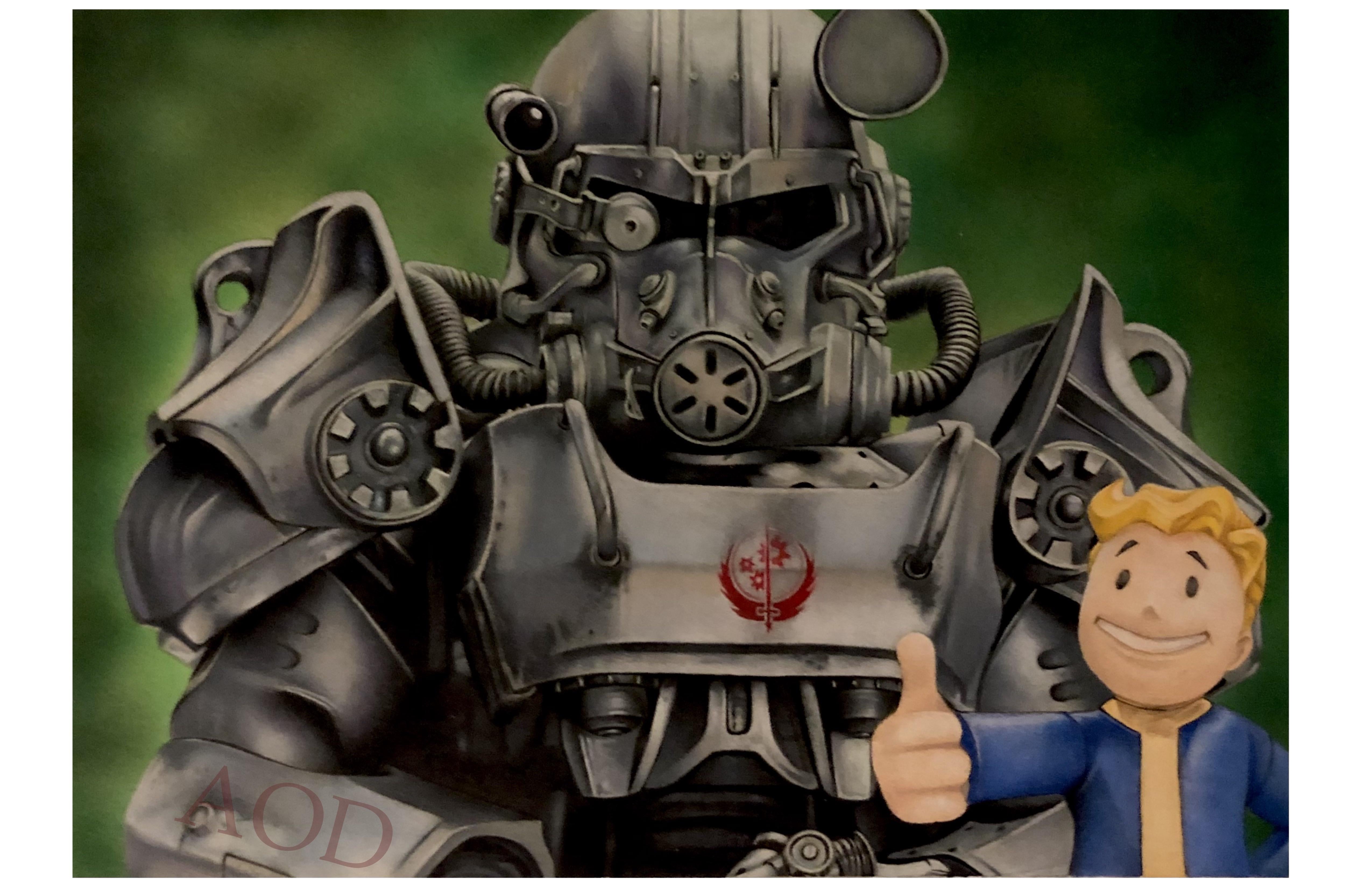 Fallout Drawing I just finished - FPSHUB | FPS GAMES HUB |FPS GAMING HUB