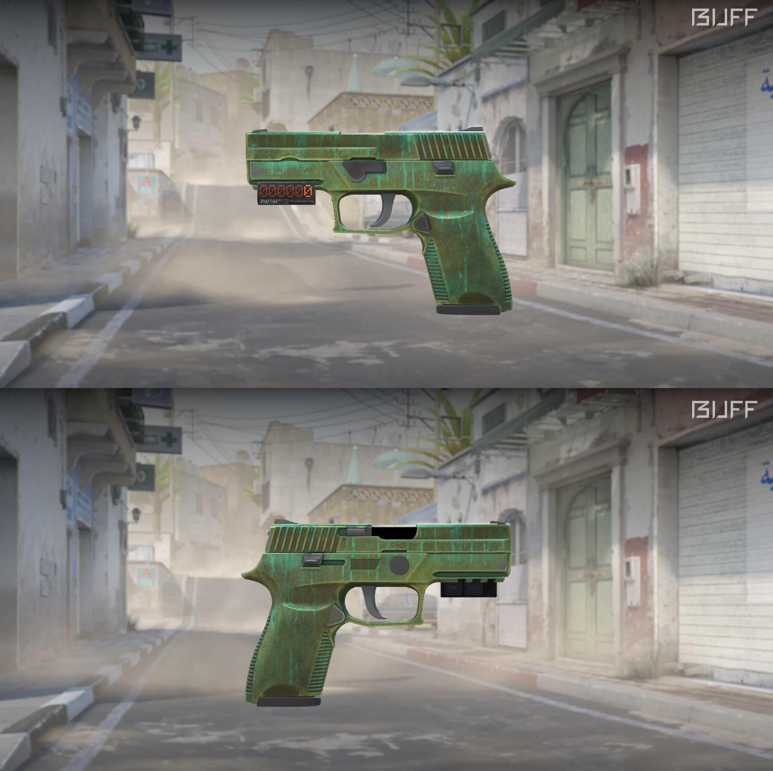 P250 Verdigris looks green in battle scarred condition - FPSHUB | FPS ...