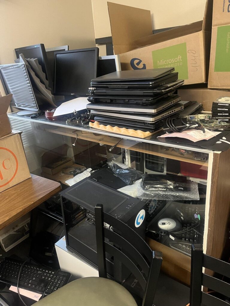My dad passed a few days ago, he owned a computer/laptop repair shop ...