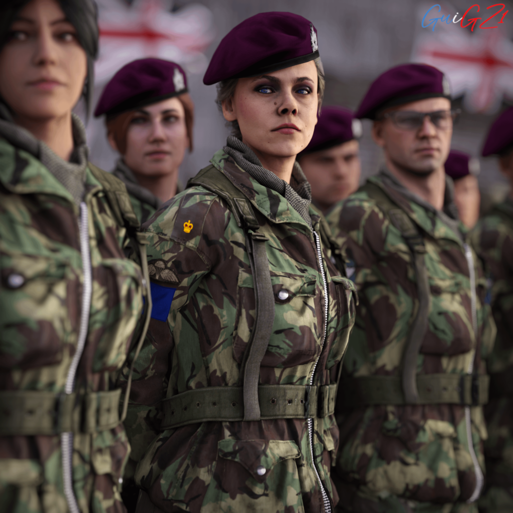 Major Helen Park, British Army Intelligence Corps (render by me ...