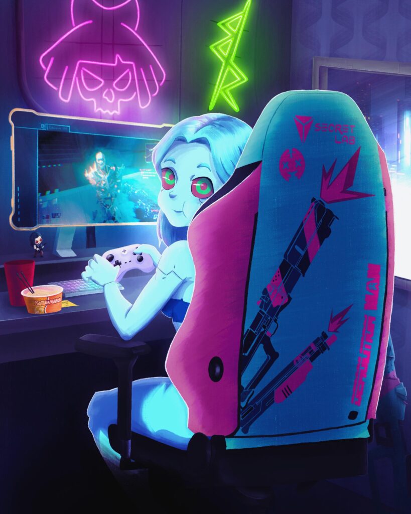 Drew Rebecca in her Gaming Station - FPSHUB | FPS GAMES HUB |FPS GAMING HUB