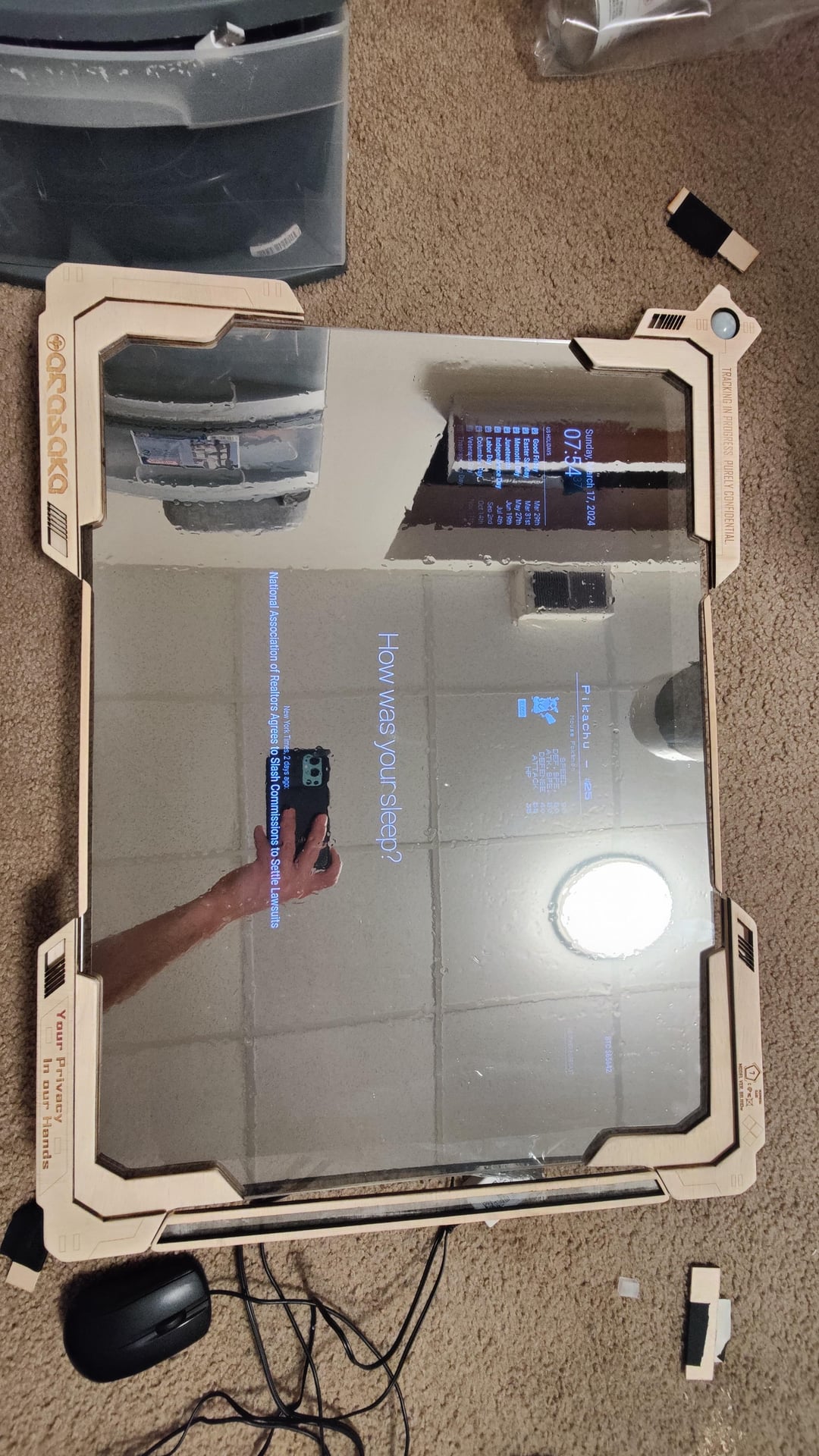 Cyberpunk Smart Mirror - FPSHUB | FPS GAMES HUB |FPS GAMING HUB