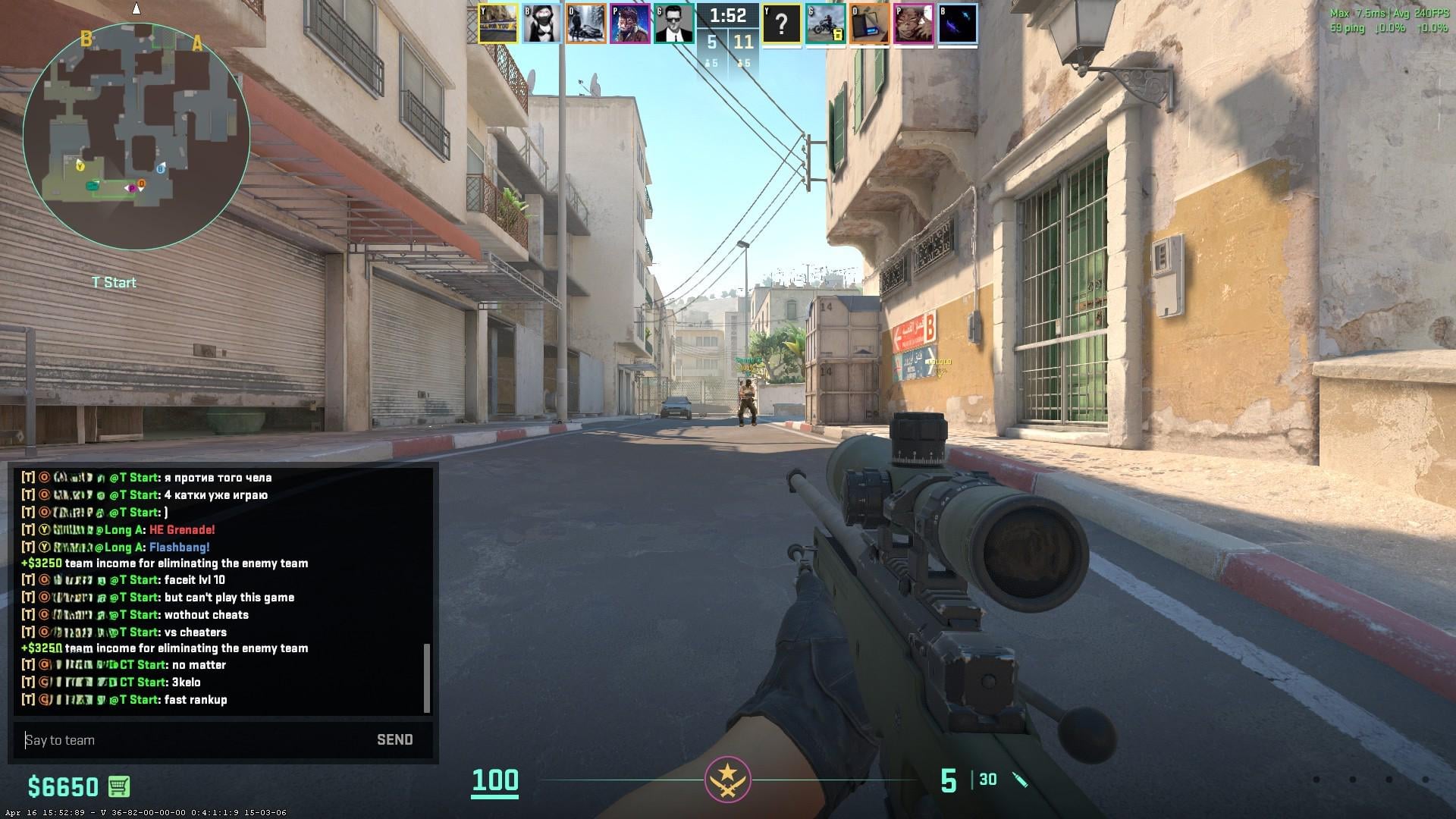 LVL 10 Player With 1K matches on Faceit Casually Spinbotting in MM ...