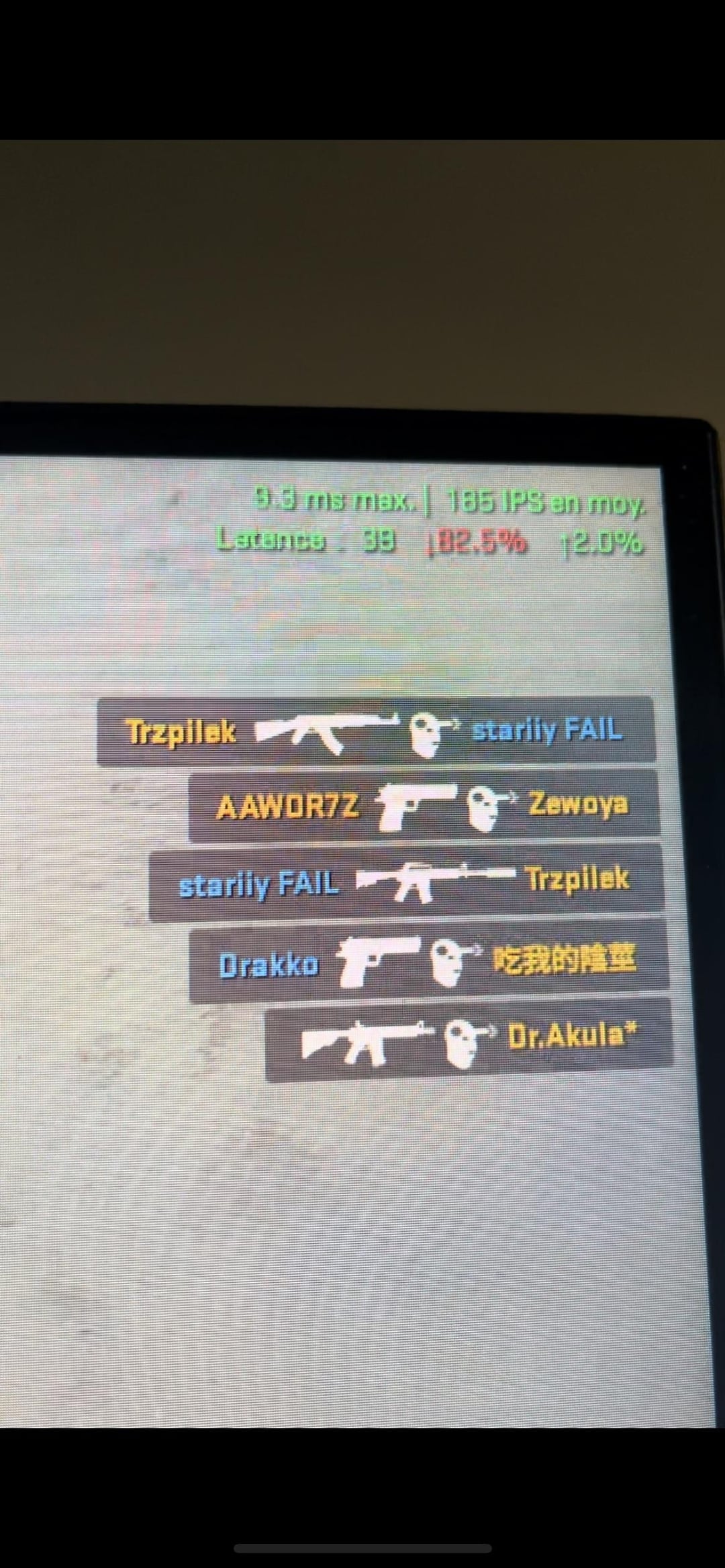 packet loss (85%) and error message in cs2. - FPSHUB