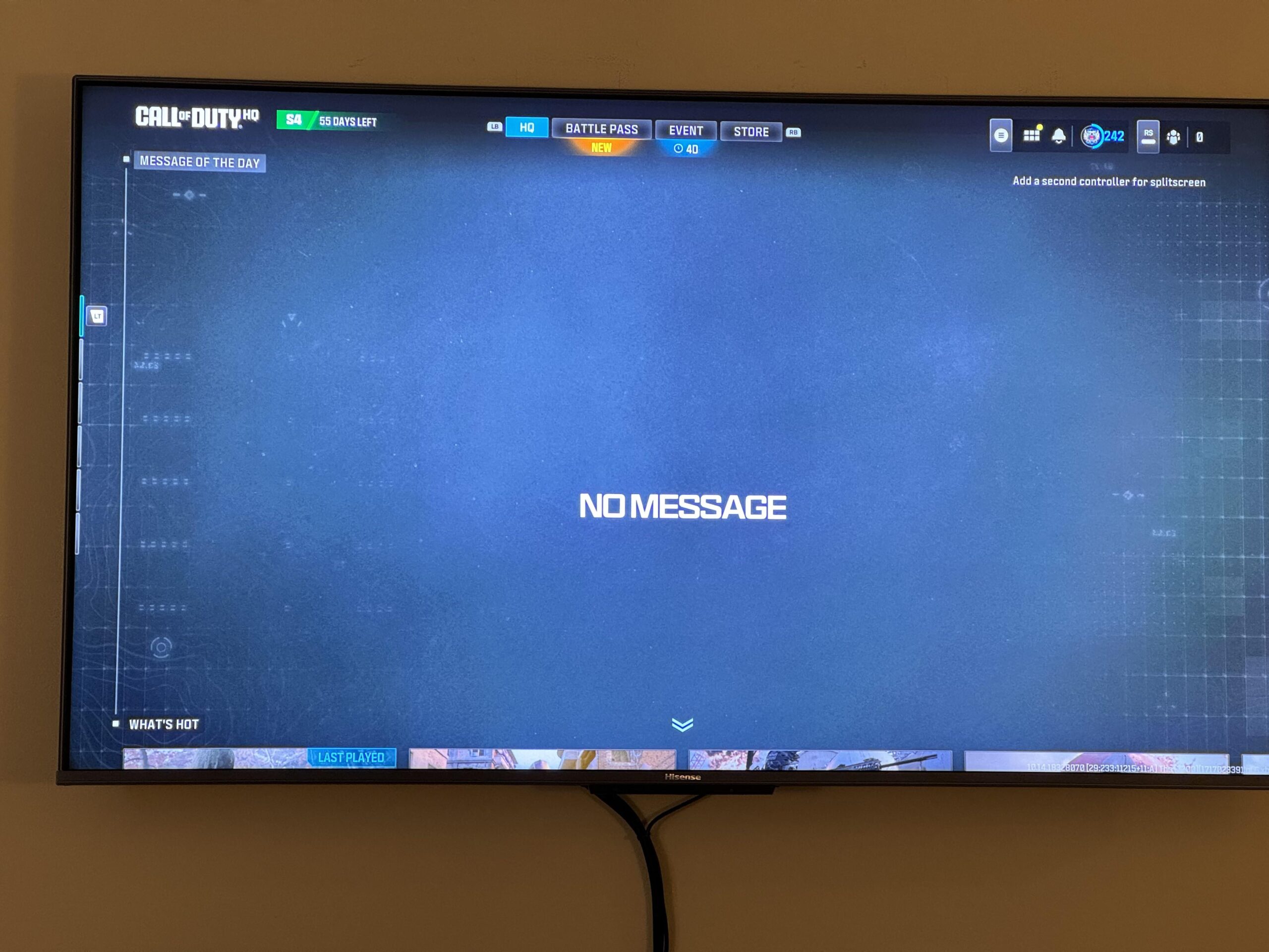 [MW3] I was hoping that the new update would fix my message of the day ...