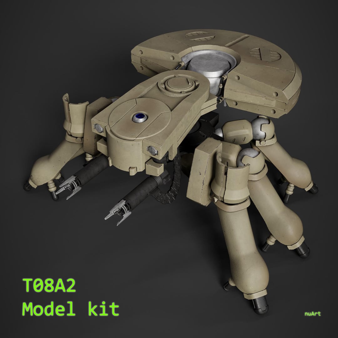 We made the Motoko figure, we made the spider tank from Ghost in the ...