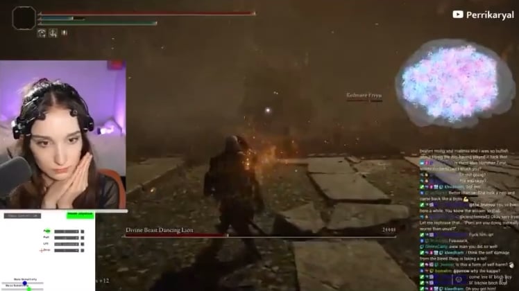 Looks like she’s playing with a BD Scroller. The closer we get to 2077, the more the world looks ...