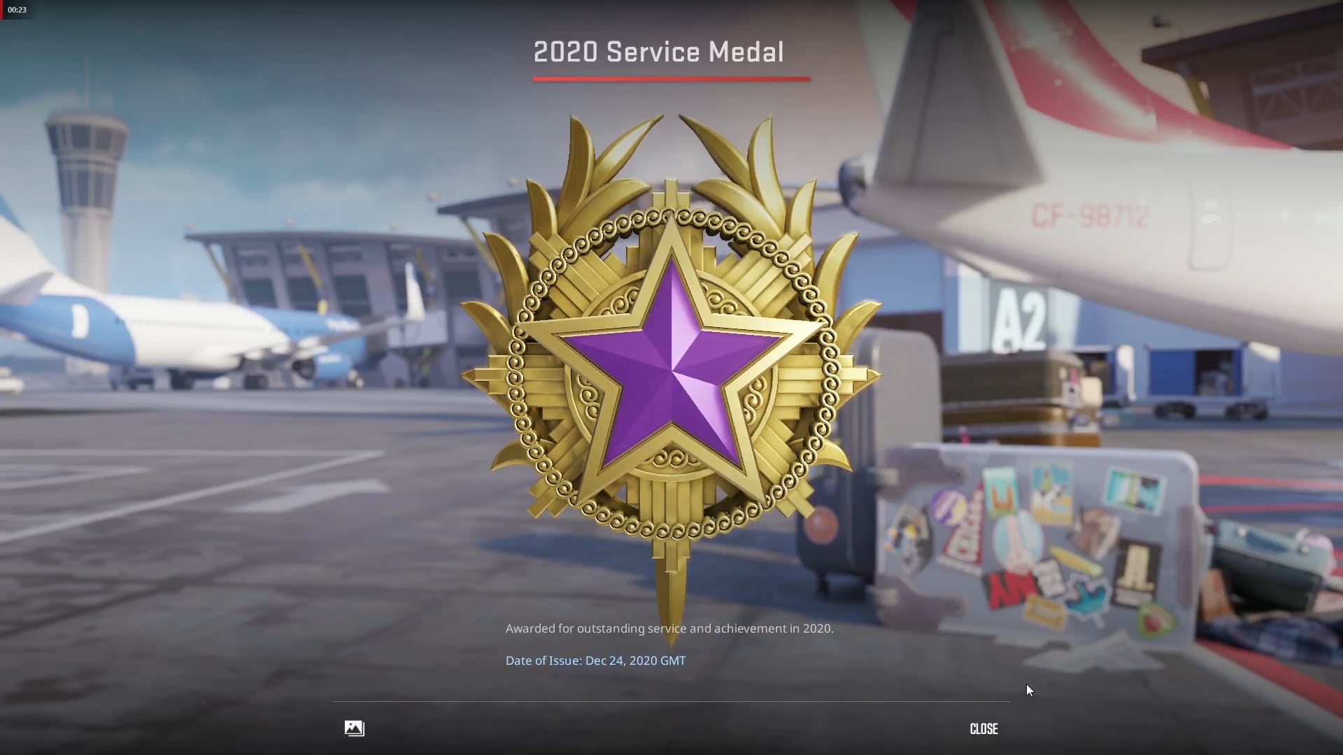 CS2 Very Rare 2020 Service Medal Level 4 - FPSHUB | FPS GAMES HUB |FPS ...