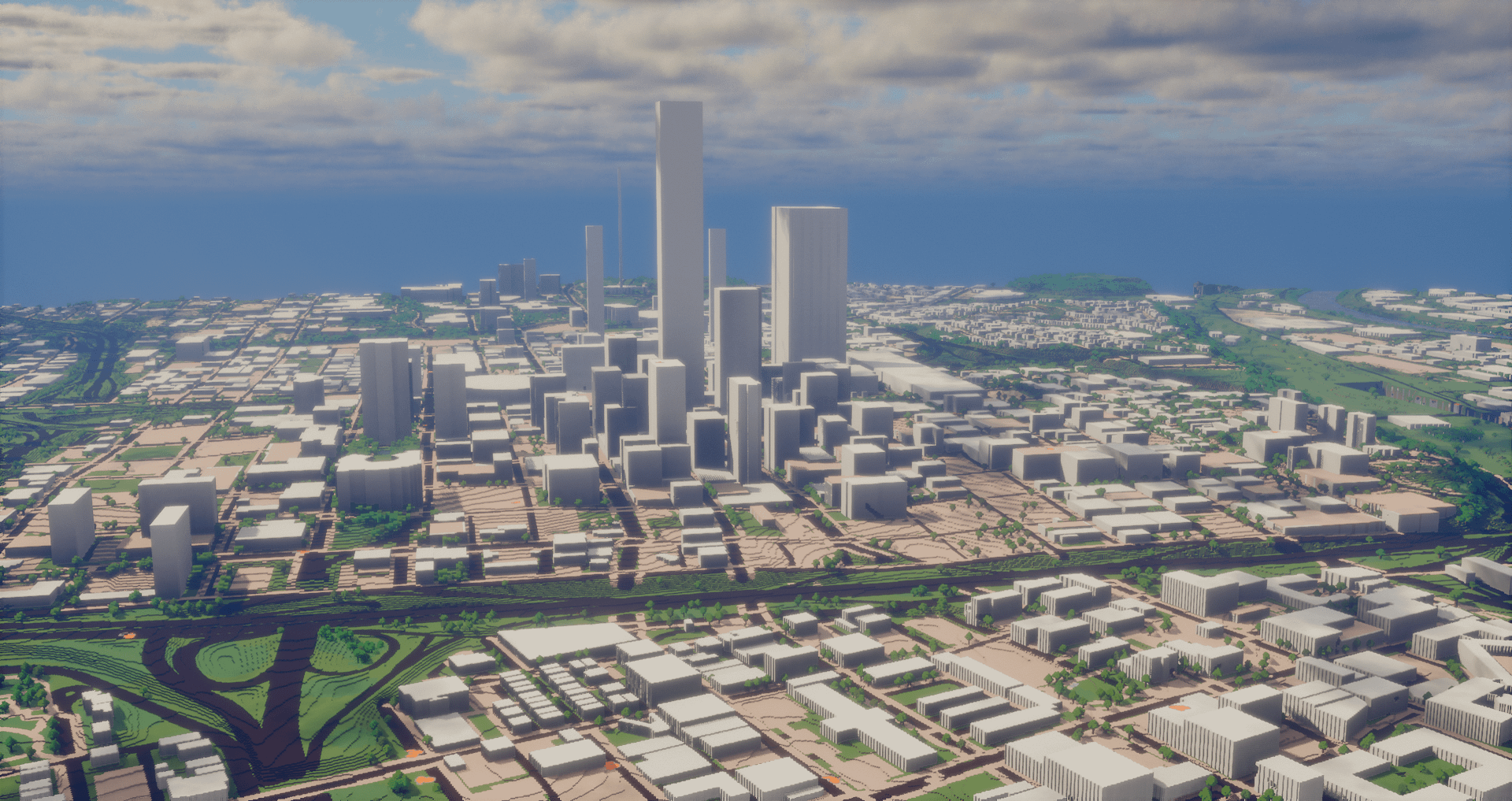 I made a map of Kansas City for Minecraft at 1:1 scale - FPSHUB