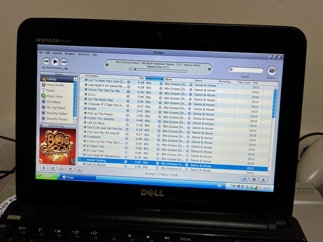 Windows XP Dell Inspiron mini Netbook with iTunes 4 - FPSHUB | FPS ...