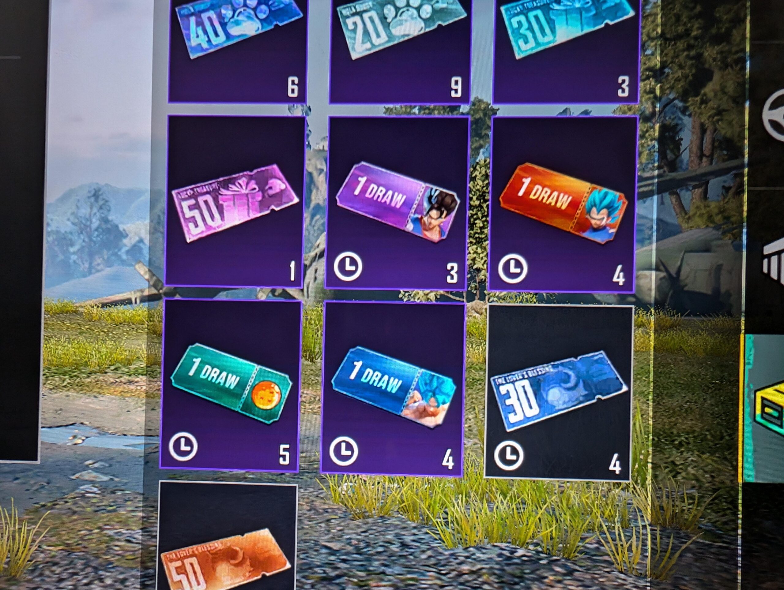 How do I use these draw vouchers? I see the crates in the prize path ...