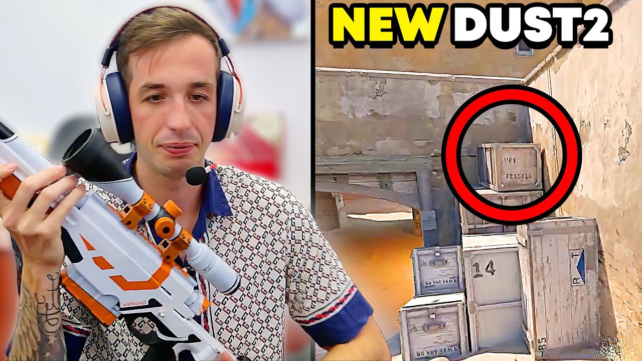 NEW DUST2 IN ACTION!! KENNYS SHOWS HIS REAL "MAGIC STICK" !! CS2 BEST ...