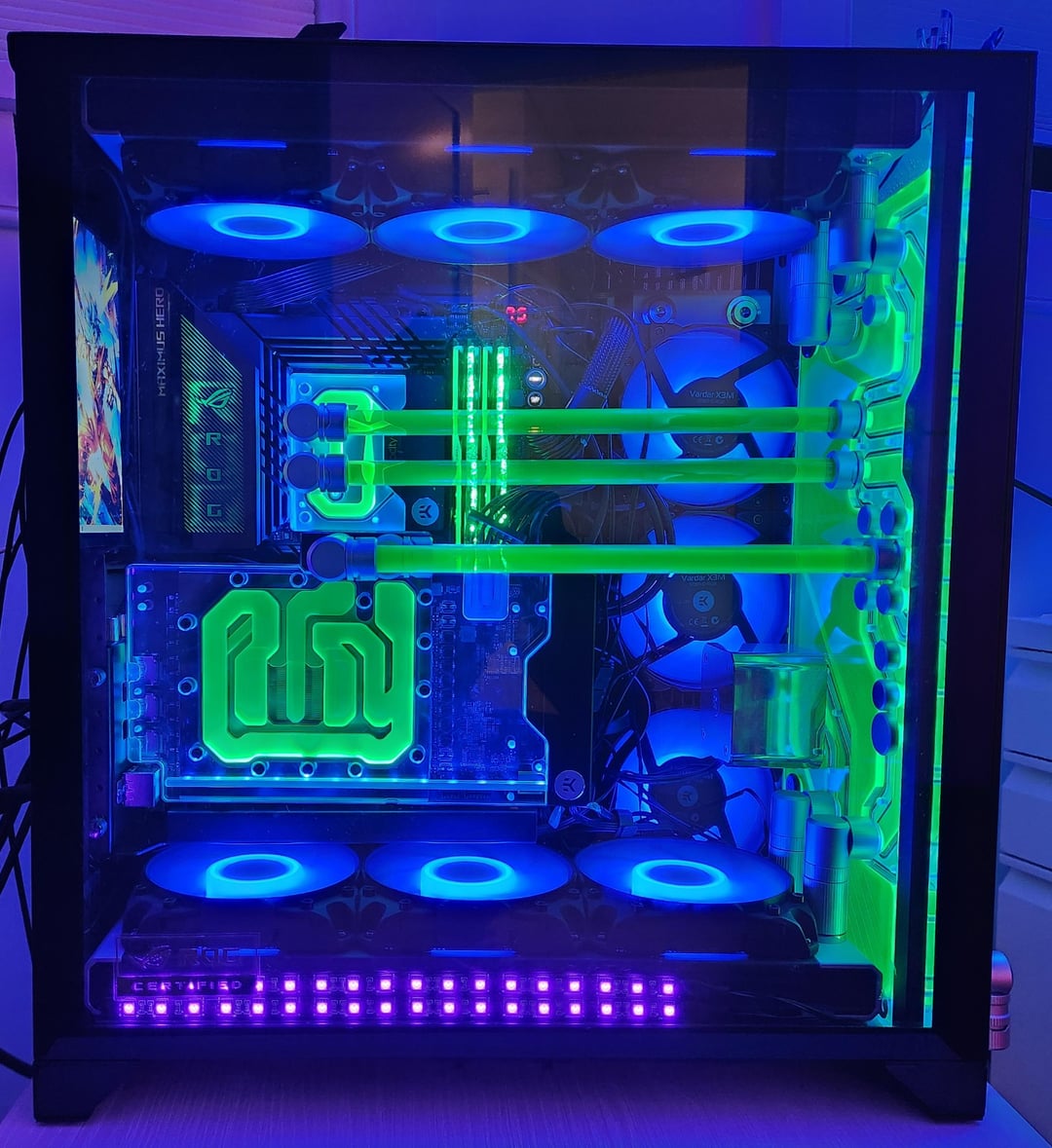 My Gaming PC Set-up and Office Workstation: Liquid-cooled system with ...