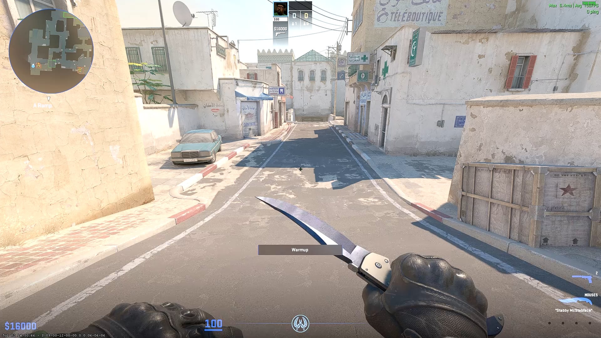 In love with my first knife, blue steel looks so good in CS2. Glove ...