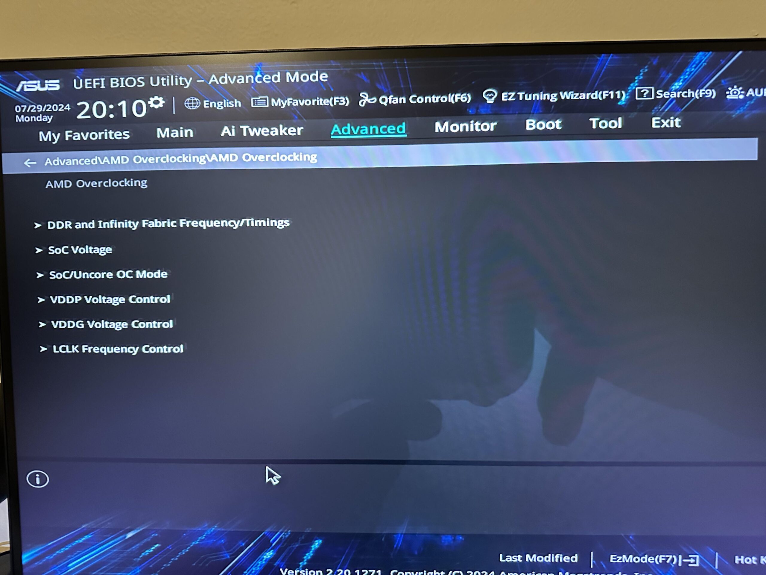 Undervolting AMD CPU help; adjusting PBO Power limits not available ...