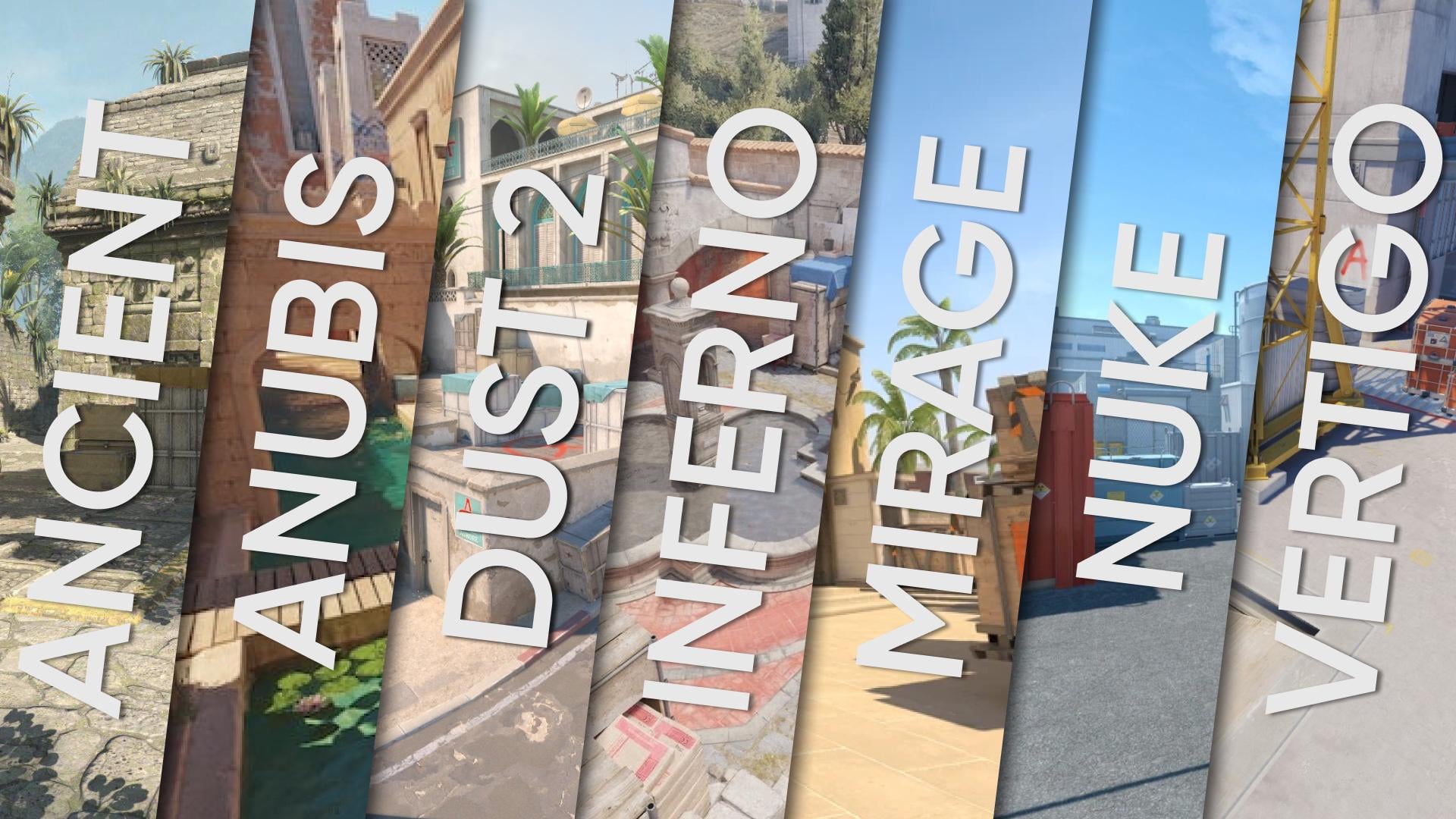 If you had to make the CS2 competitive map pool, which 7 maps are you ...