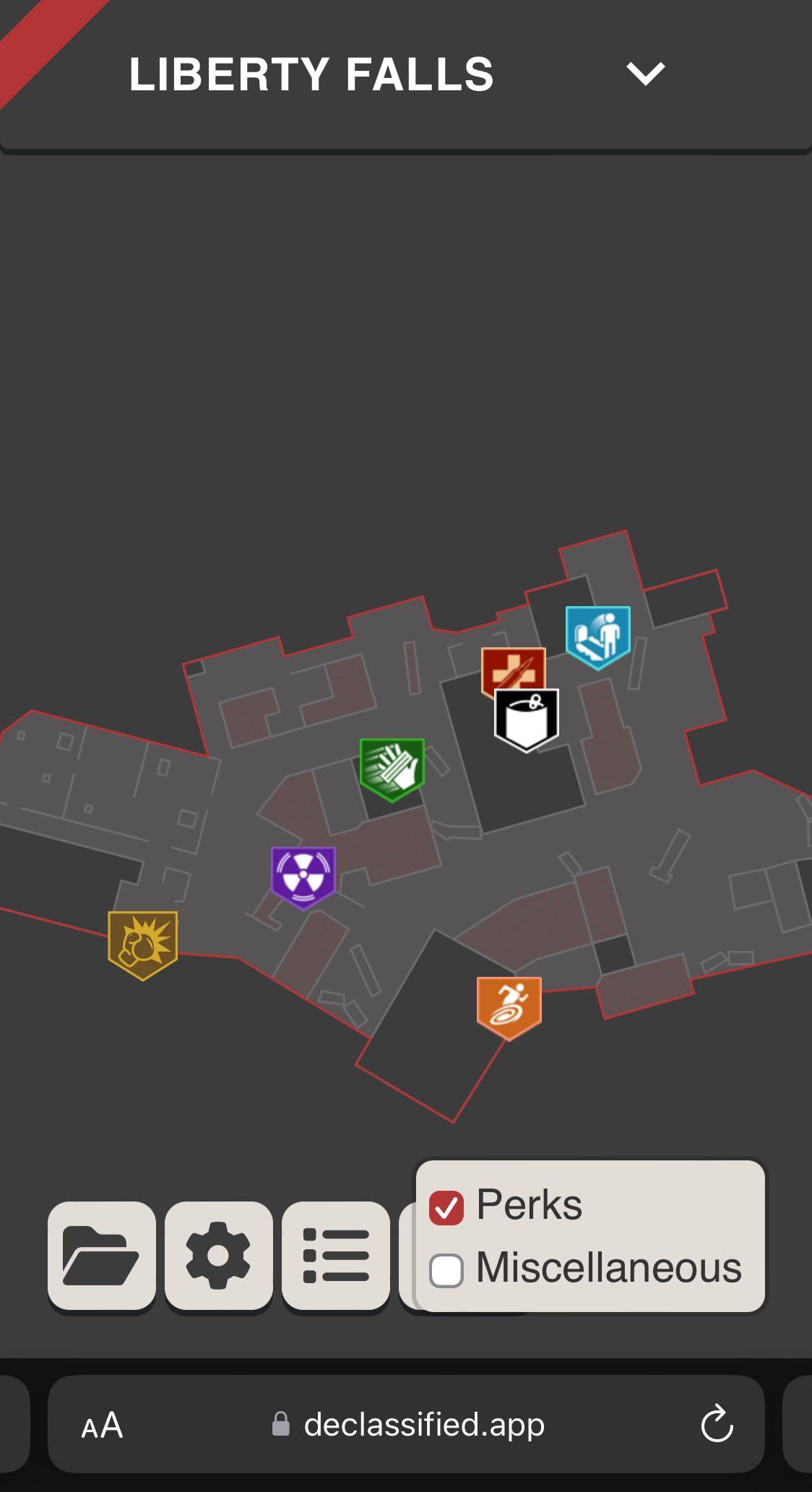 Interactive map of Liberty falls - FPSHUB | FPS GAMES HUB |FPS GAMING HUB