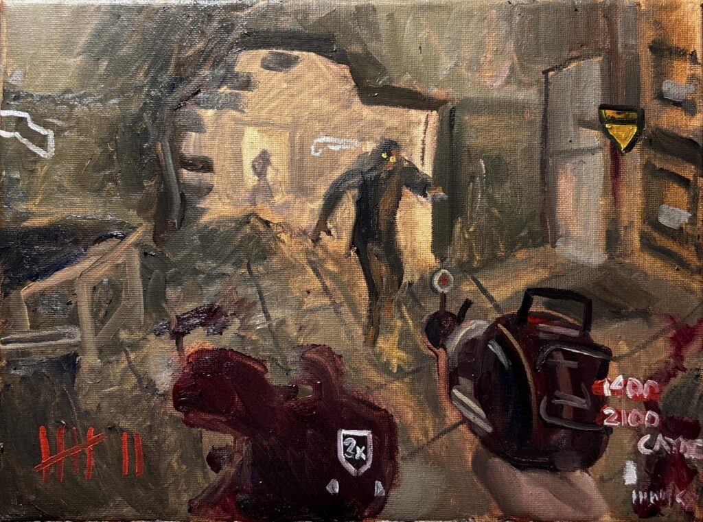 I made an oil painting of Verruckt - FPSHUB | FPS GAMES HUB |FPS GAMING HUB