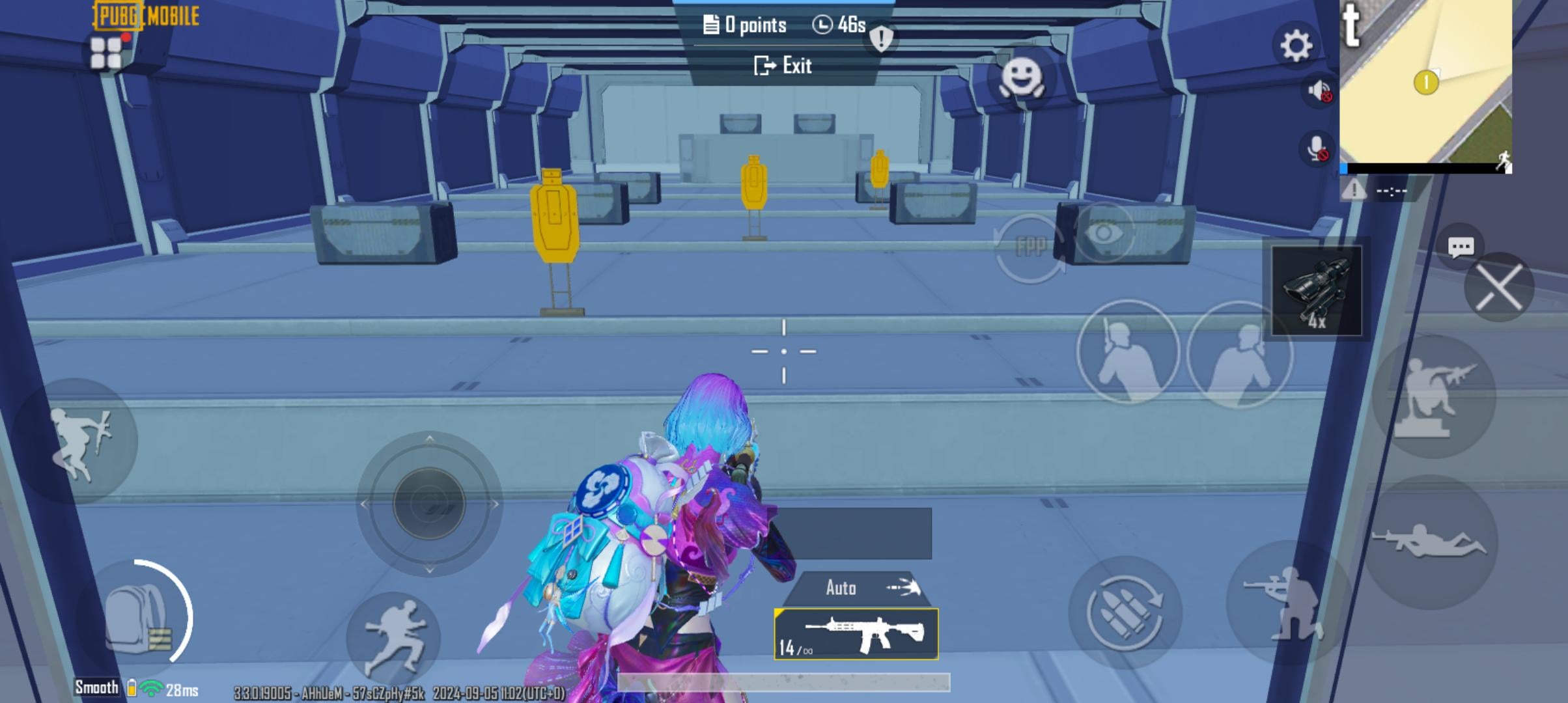 Can we get an red-dot instead of the 4x scope in the indoor shooting ...