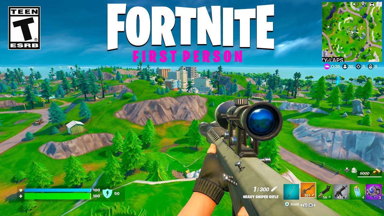 The NEW FIRST PERSON Mode in Fortnite! (New Update) - FPSHUB | FPS ...