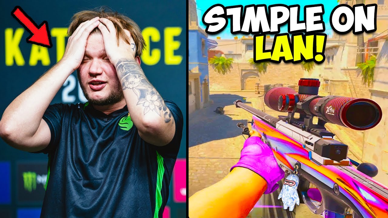 S1MPLE PLAYS HIS FIRST LAN EVENT IN CS2! CS2 Twitch Clips - FPSHUB