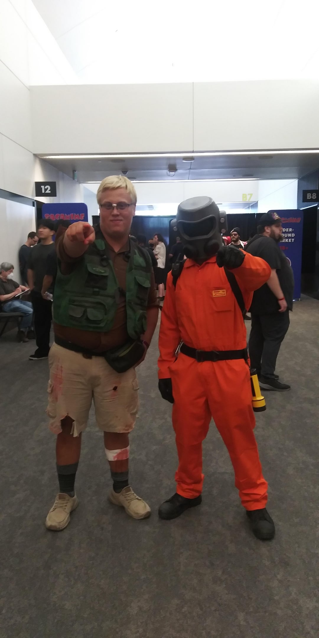 me dressed as the goat stuhlinger at sacanime summer 2024 with old wip ...